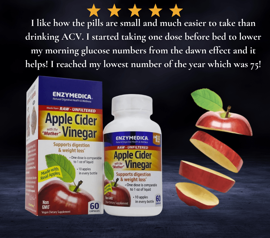 Apple Cider Vinegar Pills with Mother | ACV Pills | 60 Capsules ...