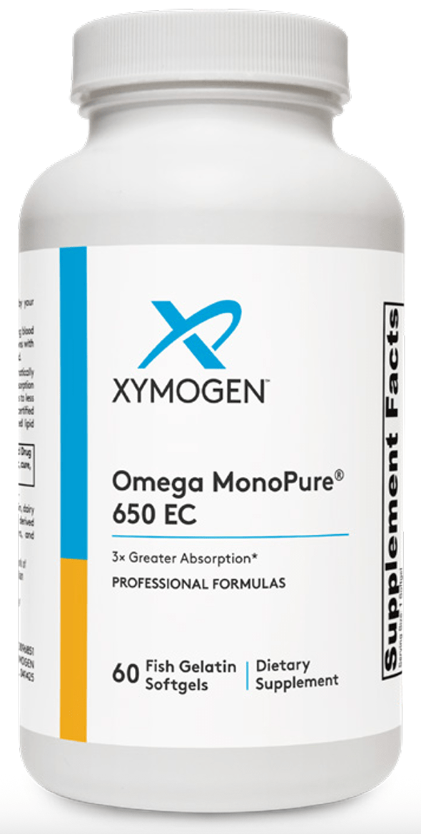 Omega MonoPure 650 EC by Xymogen | Enhanced Monoglyceride Fish Oil ...