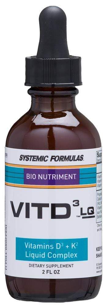 #199 VitD3 LQ - Vitamin D3 + K2 Liquid by Systemic Formulas - NuVision ...